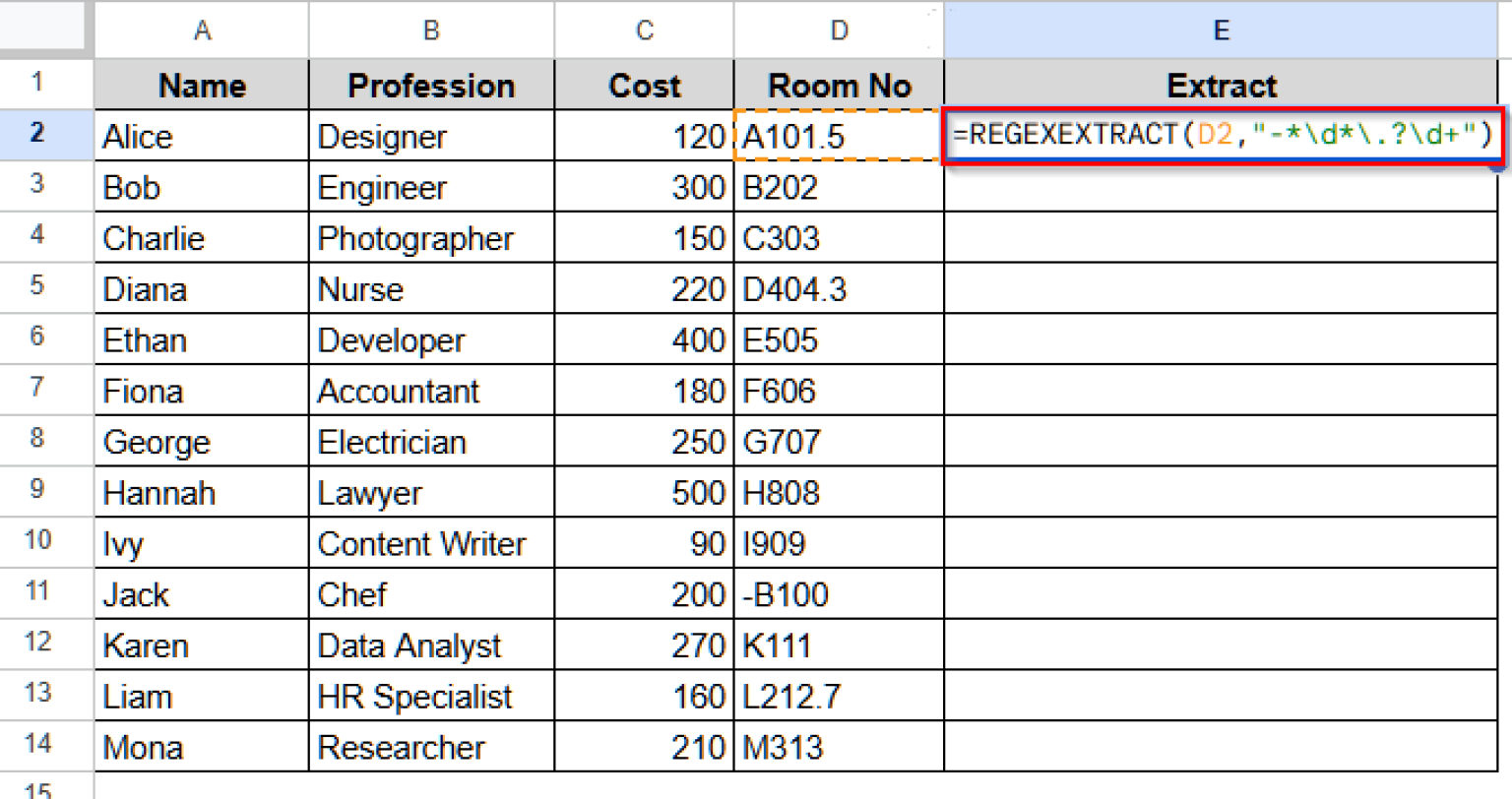 How to Extract Numbers from a String in Google Sheets - Excel Insider