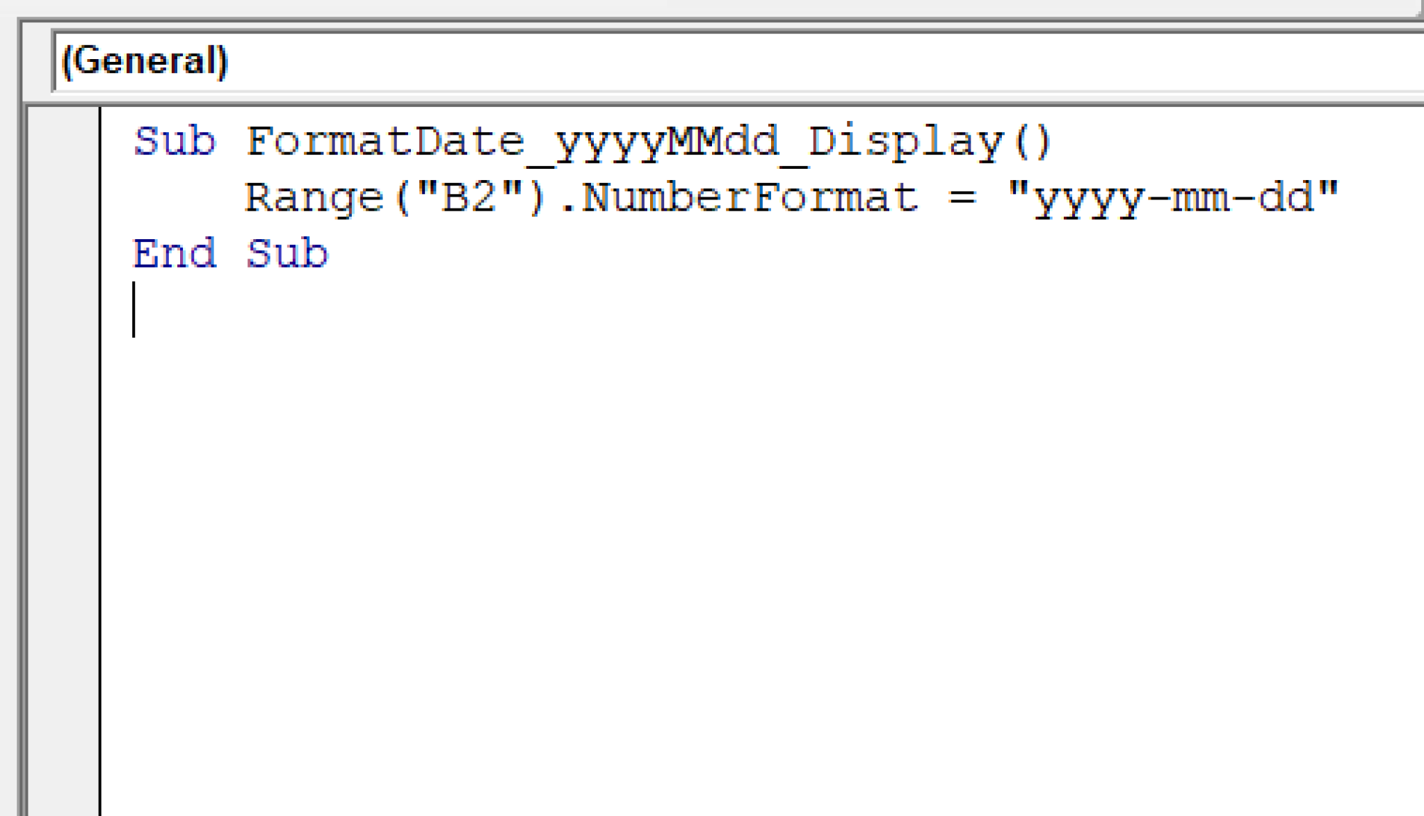 How to Format Date to YYYYMMDD with Excel VBA (3 Examples) - Excel Insider
