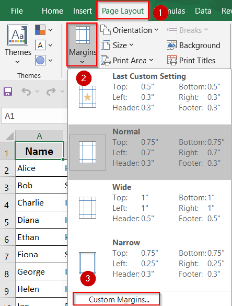 How to Change Margins in Excel (5 Different Ways) - Excel Insider
