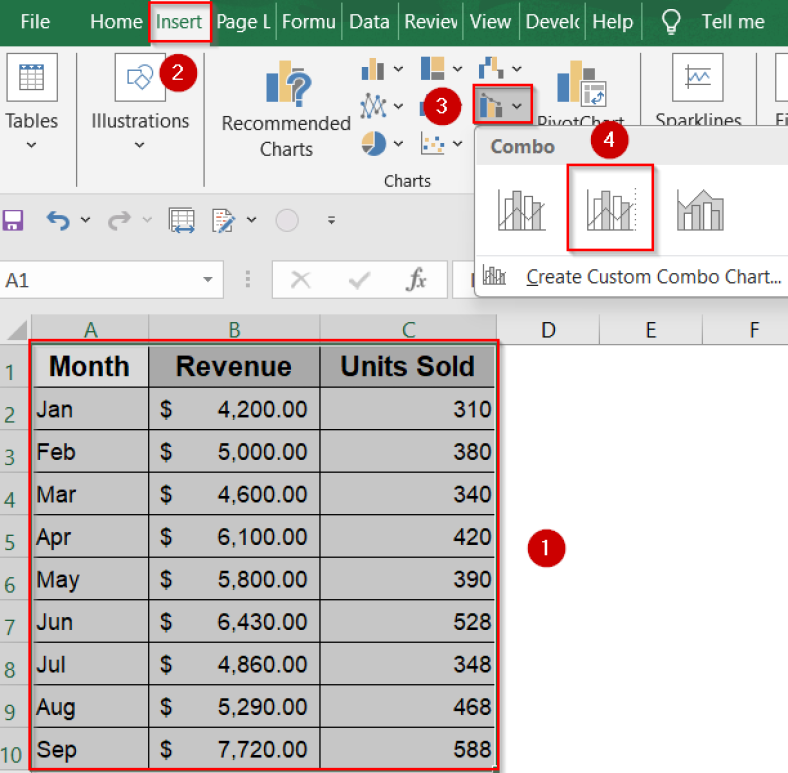 How To Combine Two Graphs In Excel 2 Suitable Ways Excel Insider
