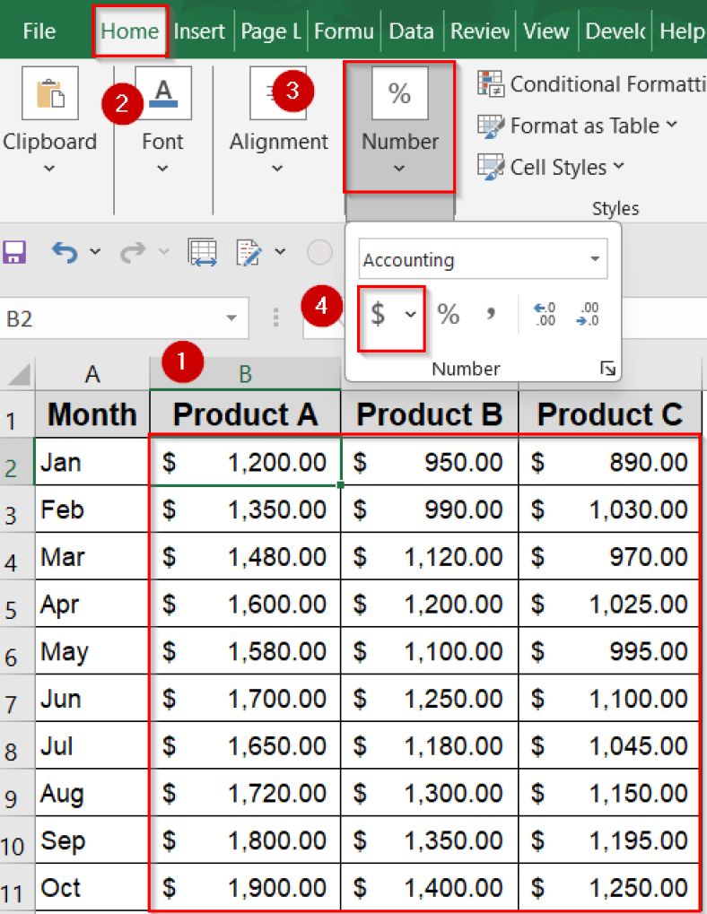 How to Create a Matrix in Excel (5 Different Examples) - Excel Insider