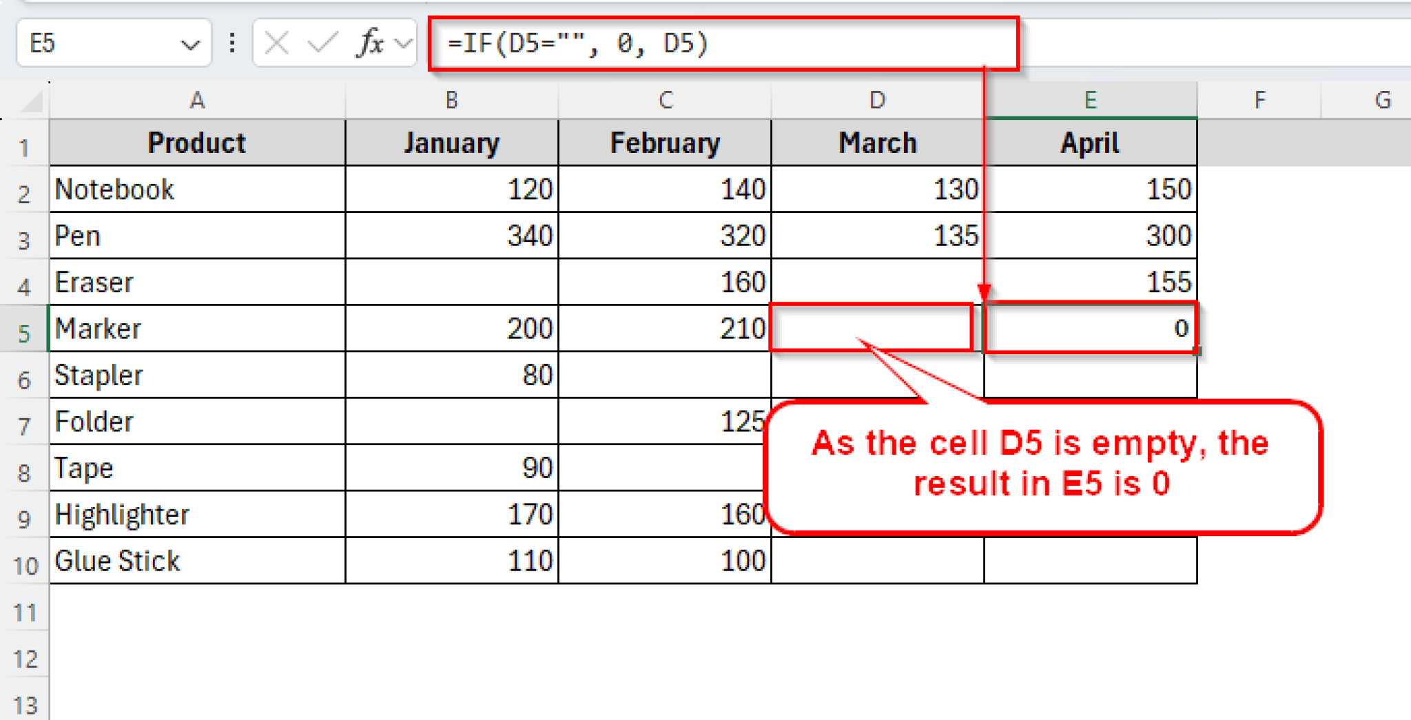How to Return 0 If Cells are Blank in Excel (3 Useful Formulas) - Excel ...