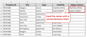 How to Add a Comma Between Names in Excel (8 Different Ways) - Excel ...