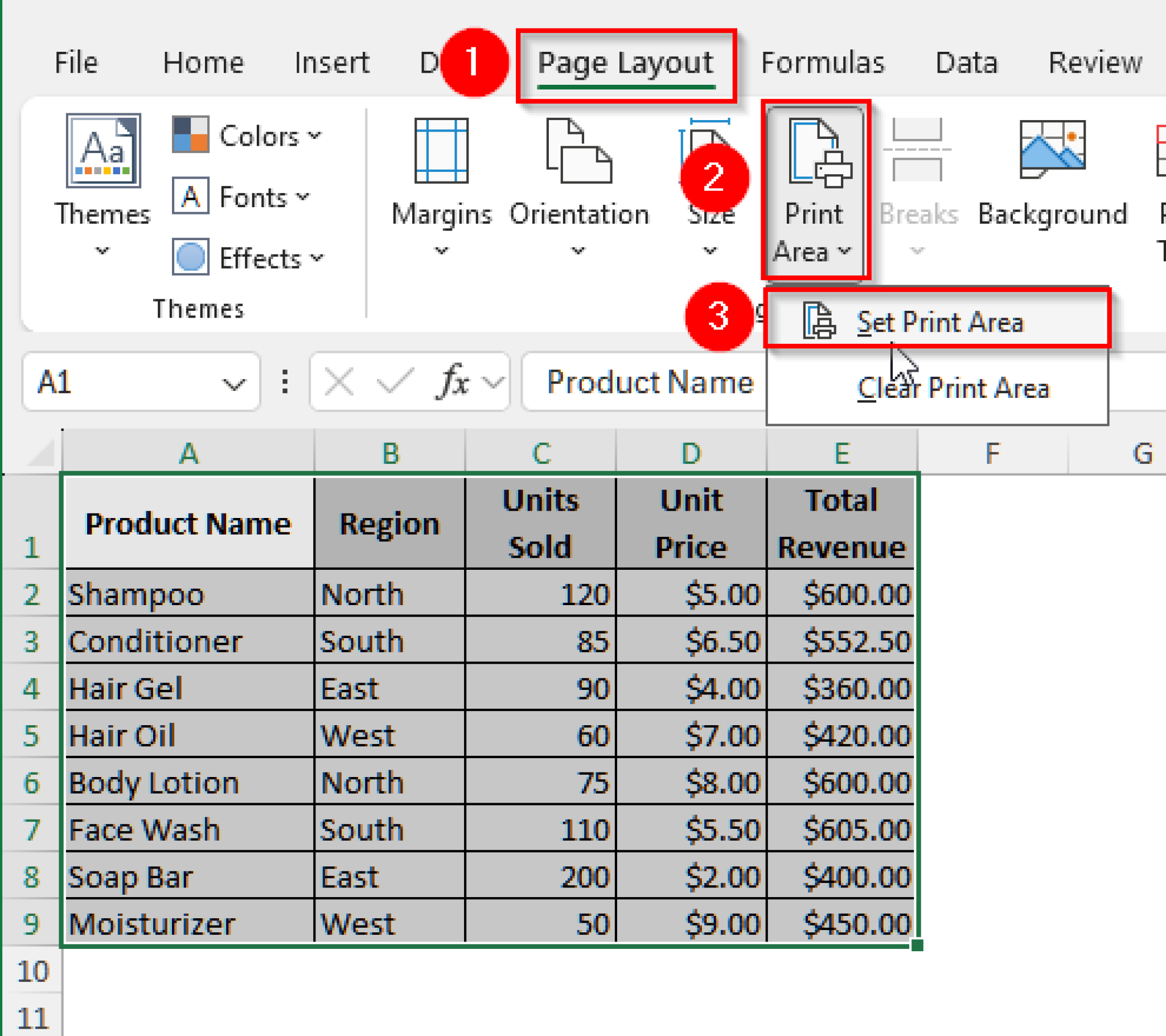 How to Change Print Area in Excel (With 3 Easy Steps) - Excel Insider