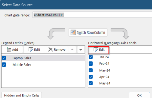 How to Change X Axis Values in Excel Chart (3 Simple Ways) - Excel Insider