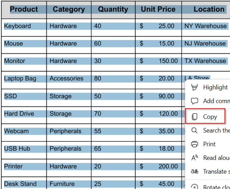 How To Extract Data From Pdf To Excel 4 Simple Methods Excel Insider
