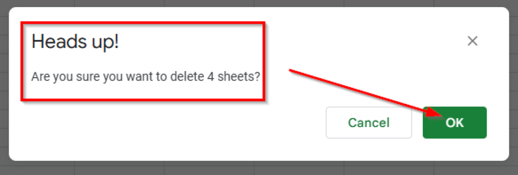 How to Delete Multiple Sheets in Google Sheets (3 Suitable Ways) - Excel Insider