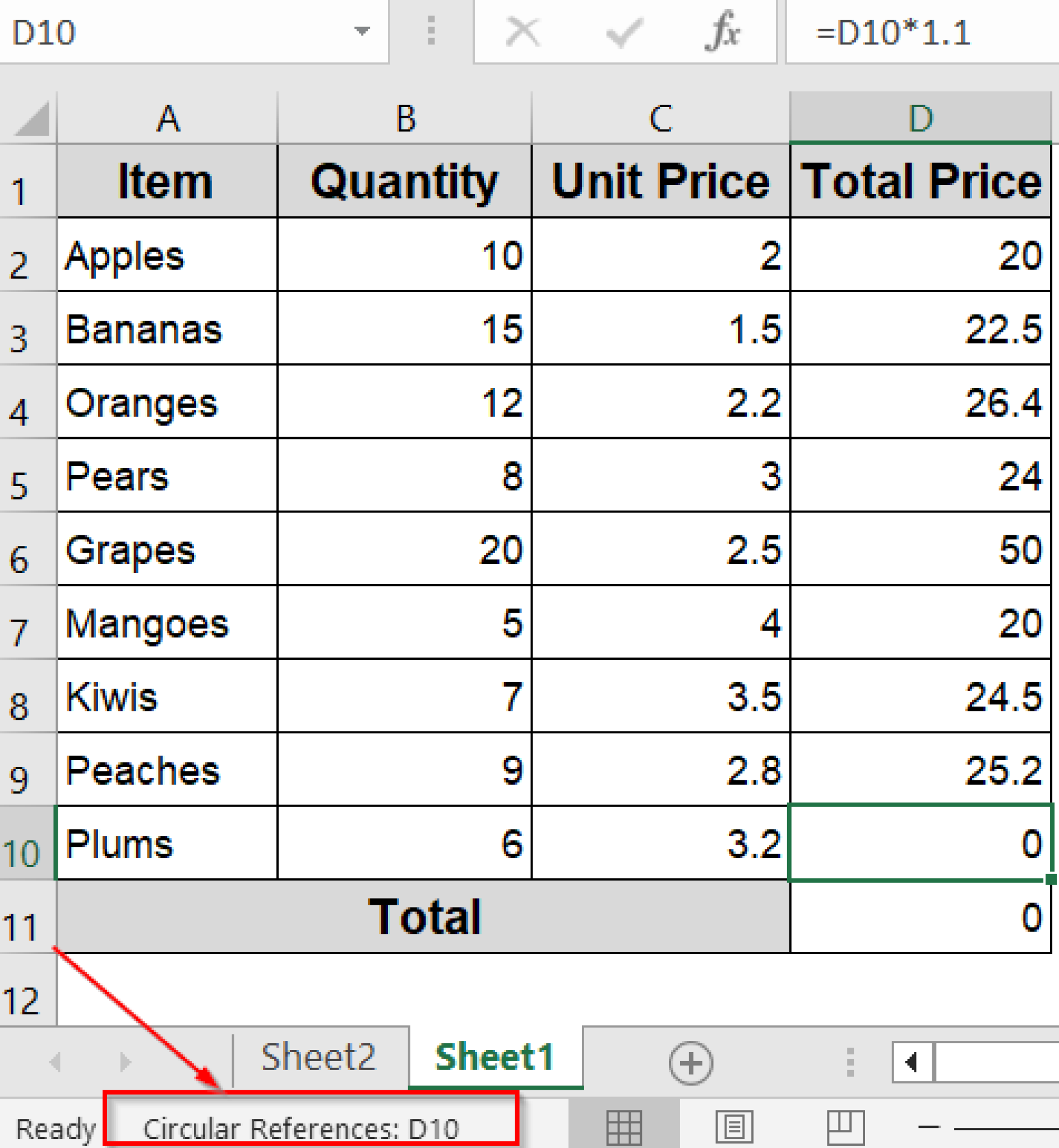 How to Find a Circular Reference in Excel (4 Effective Ways) - Excel ...