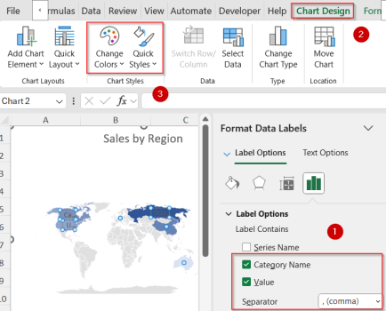 How to Map Data in Excel (with Built-in Map & Custom Shapes) - Excel ...