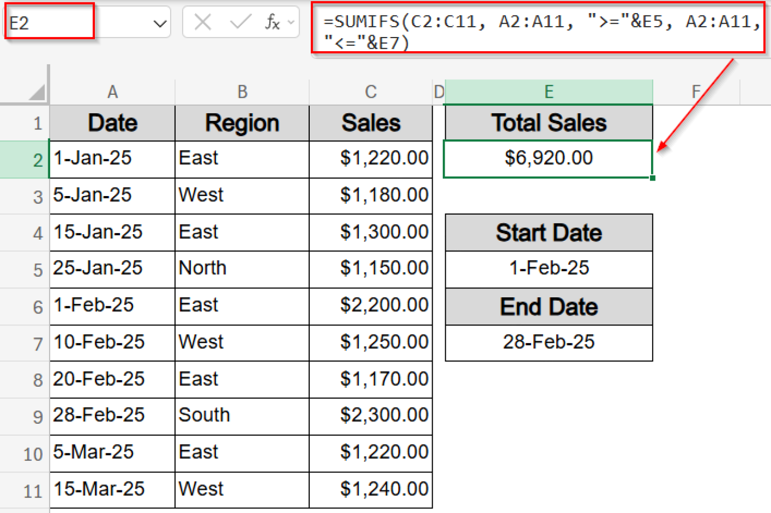 How to Use SUMIFS with Date Range by Month in Excel - Excel Insider