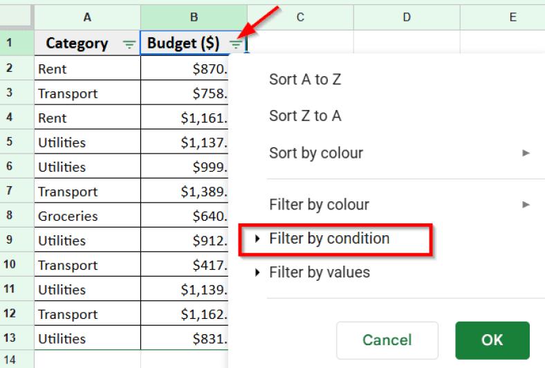 How to Hide Rows Based on Cell Value in Google Sheets - Excel Insider