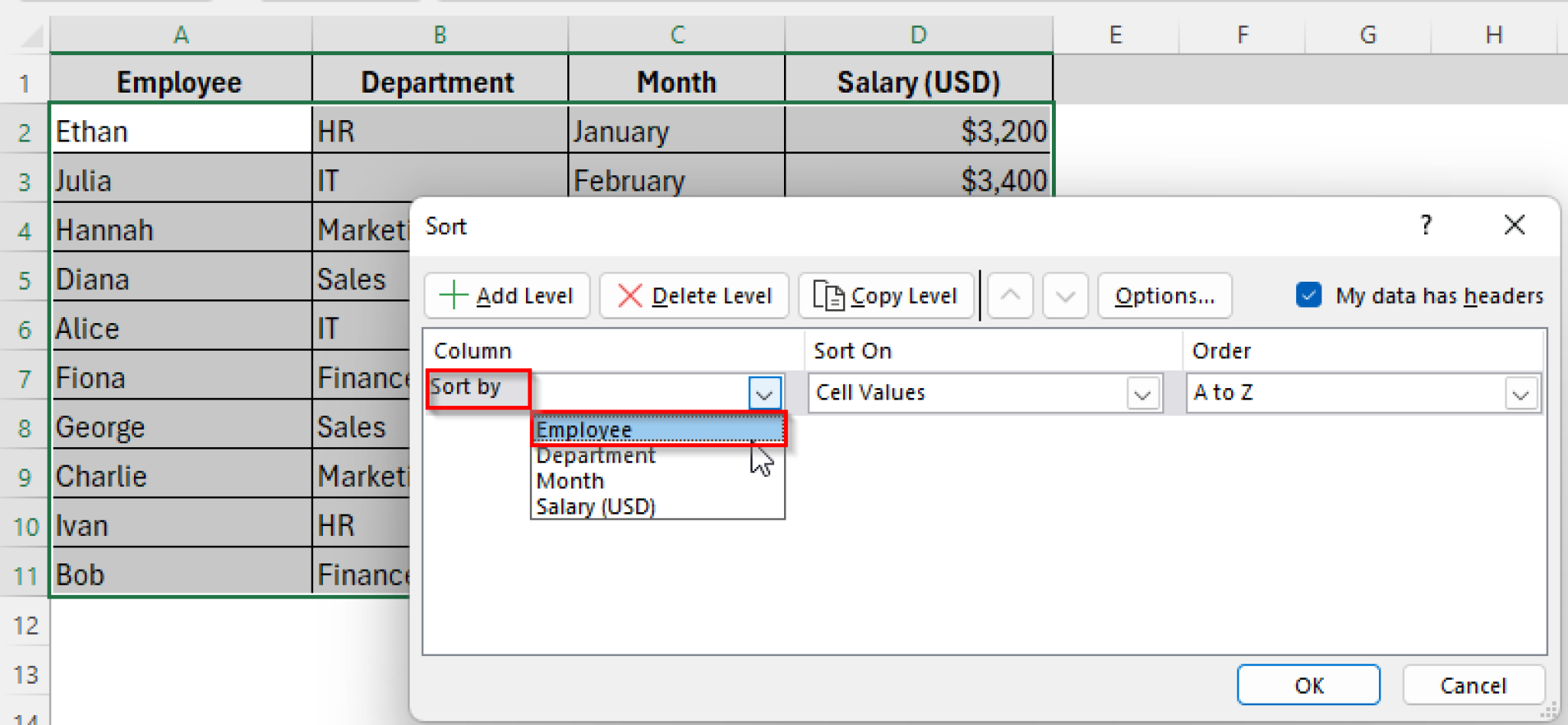How to Sort Alphabetically in Excel & Keep Rows Together - Excel Insider