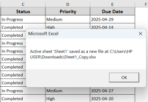 How to Save Worksheet as New File with Excel VBA - Excel Insider