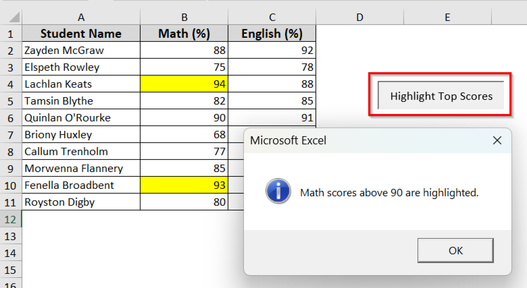How to Create a Macro Button in Excel (6 Effective Ways) - Excel Insider