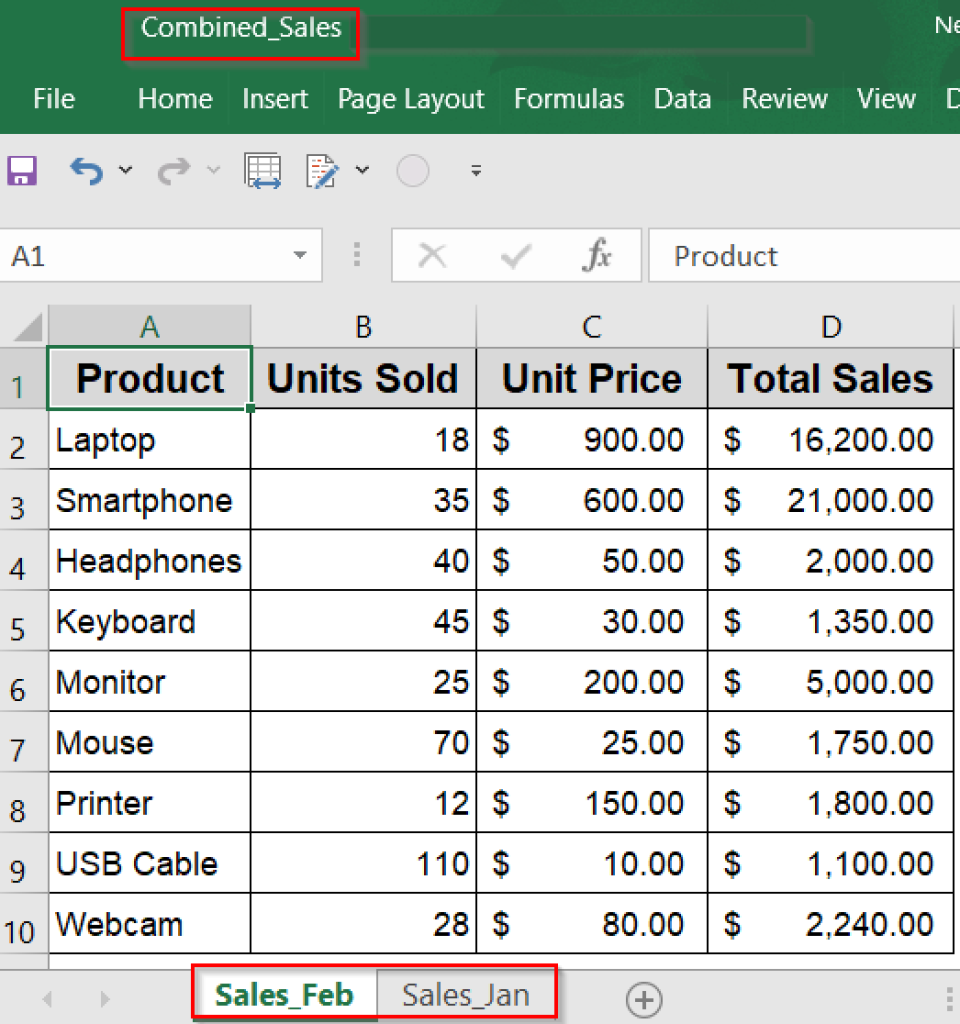 Merge Multiple Excel Files into a Workbook with Separate Sheets - Excel Insider