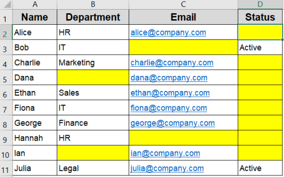 How To Apply Conditional Formatting To Blank Cells In Excel Excel Insider