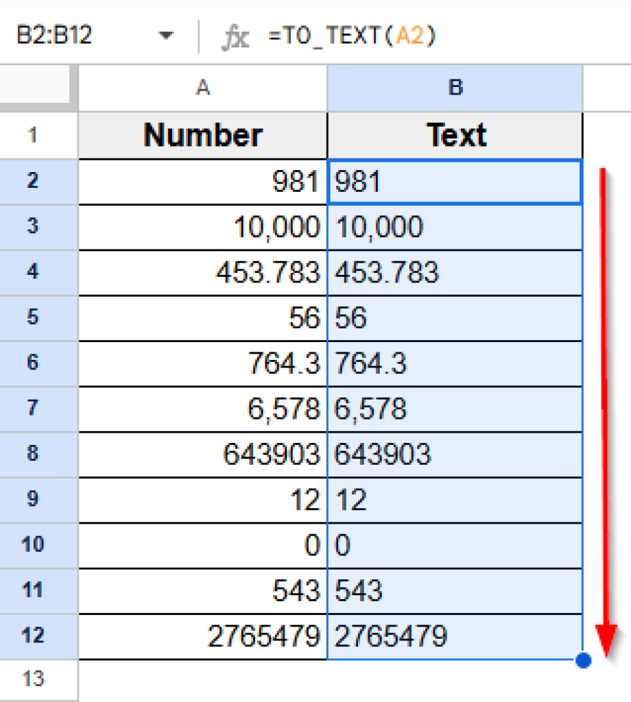 How to Convert Number to Text in Google Sheets (3 Suitable Ways) - Excel Insider