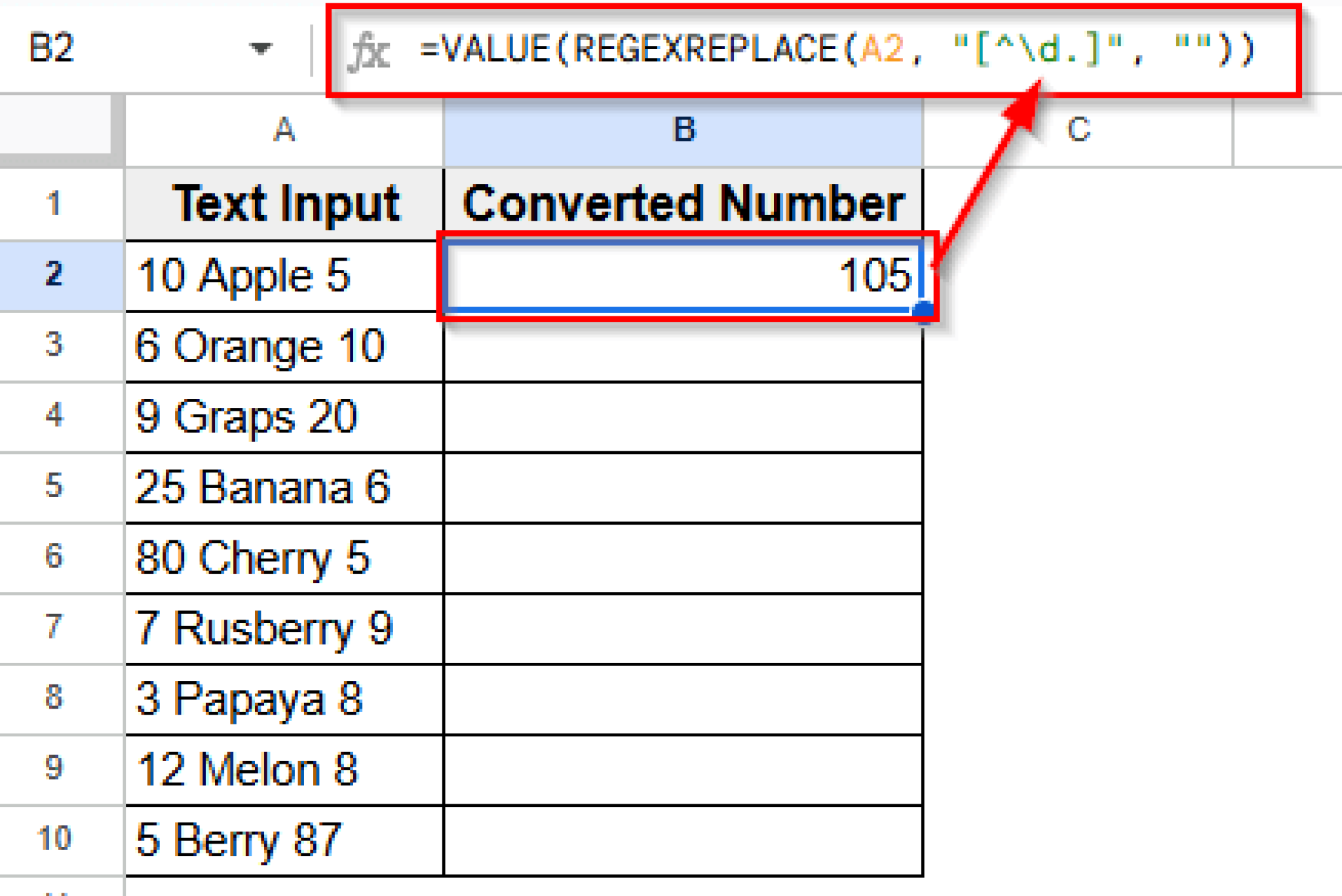 How to Convert Text to Number In Google Sheets (4 Easy Ways) - Excel Insider
