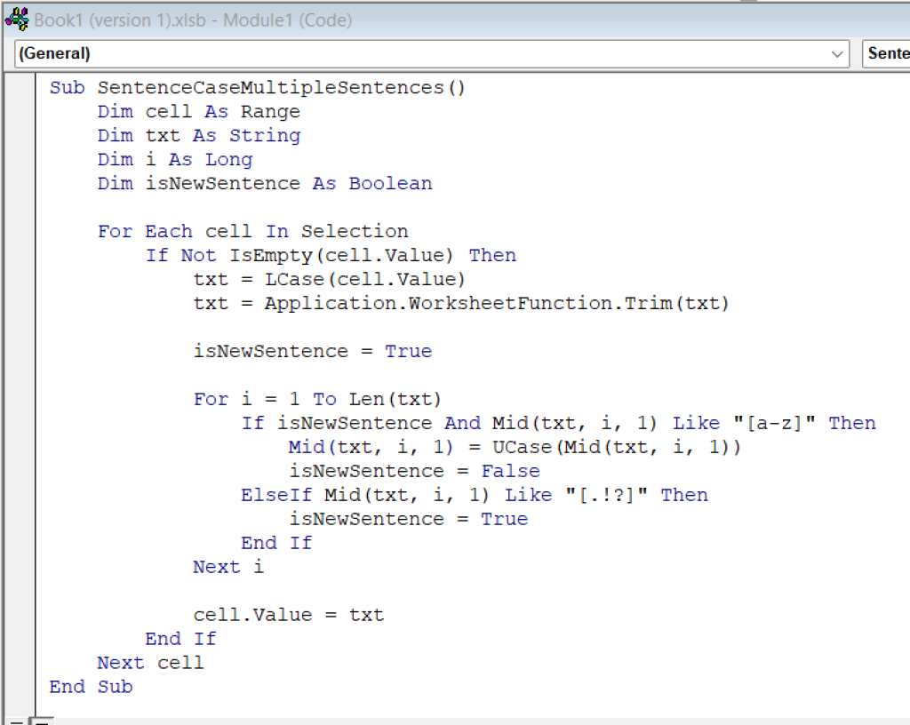 How to Change Text into Sentence Case in Excel (2 Easy Ways) - Excel Insider