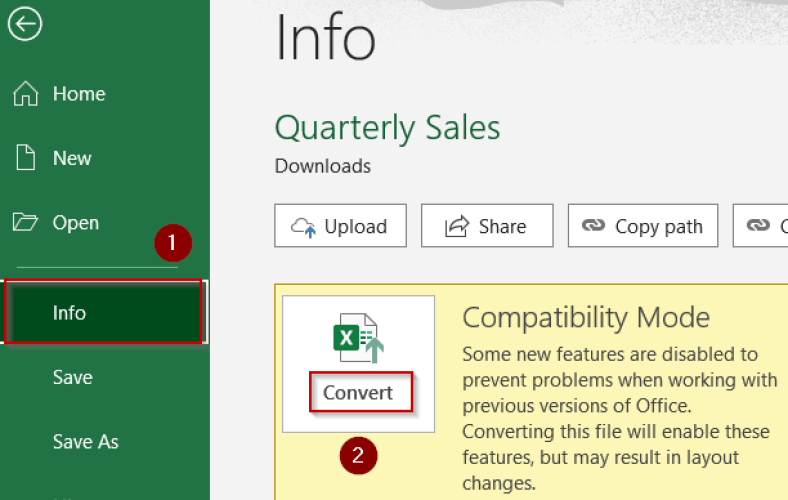 How to Remove Compatibility Mode in Excel (2 Simple Ways) - Excel Insider