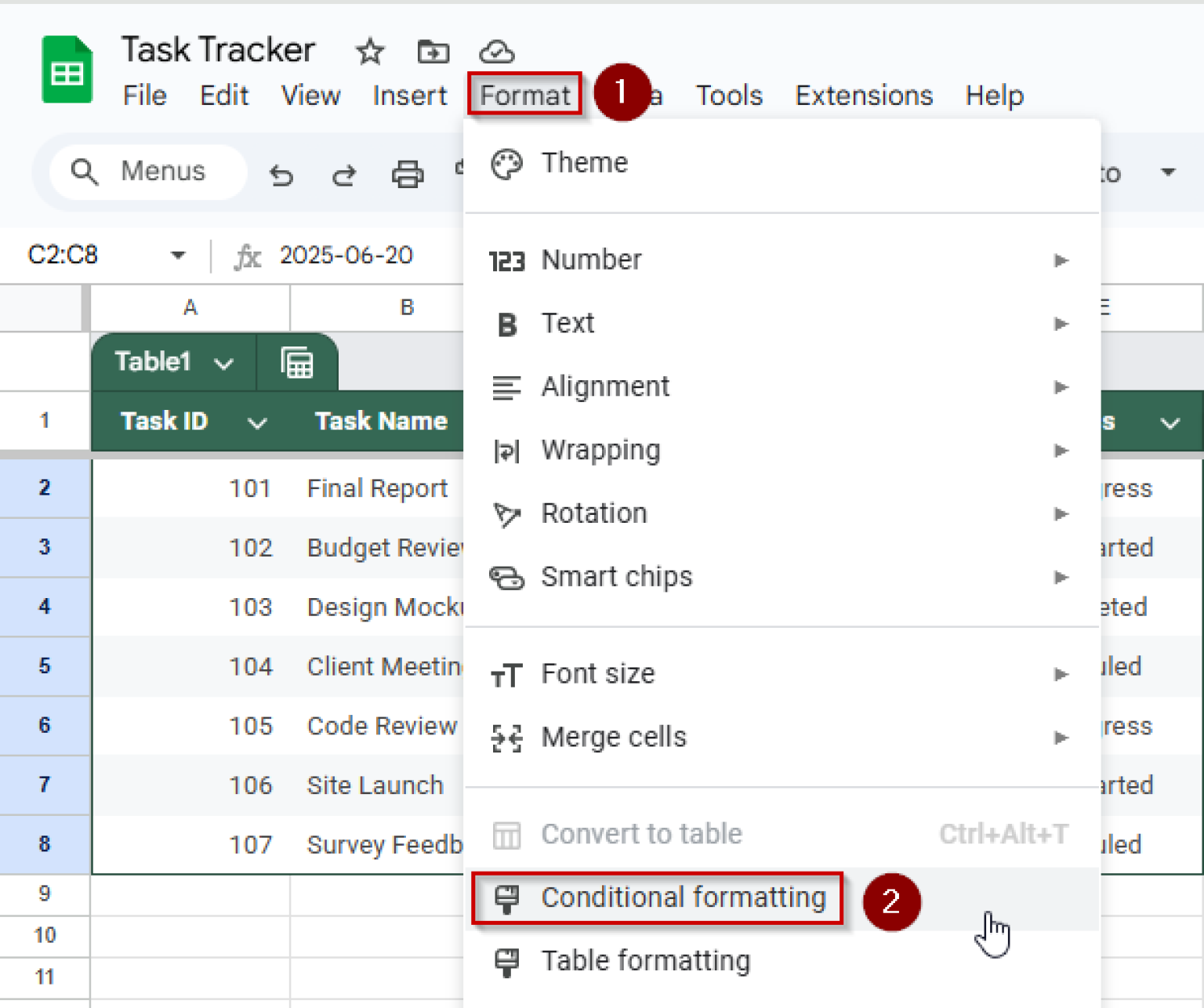 Conditional Formatting for Dates within 7 Days in Google Sheets - Excel ...