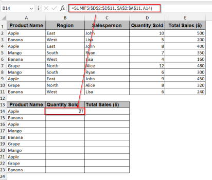 How to Combine Duplicate Rows and Sum the Values in Excel - Excel Insider