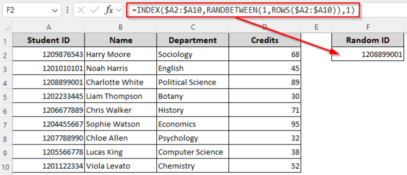 How To Randomly Select From A List In Excel 5 Useful Ways Excel Insider