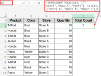 Excel COUNTIF with Multiple Criteria Across Different Columns - Excel ...