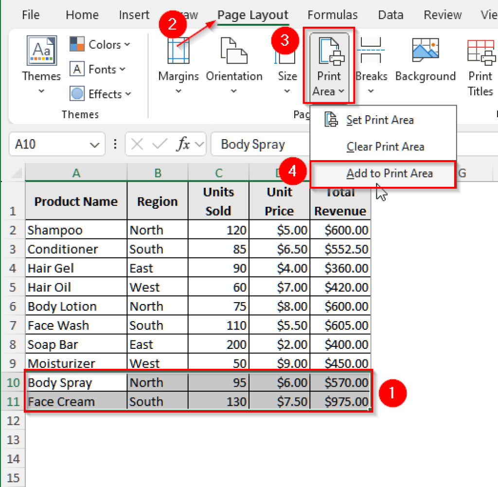 How to Change Print Area in Excel (With 3 Easy Steps) - Excel Insider