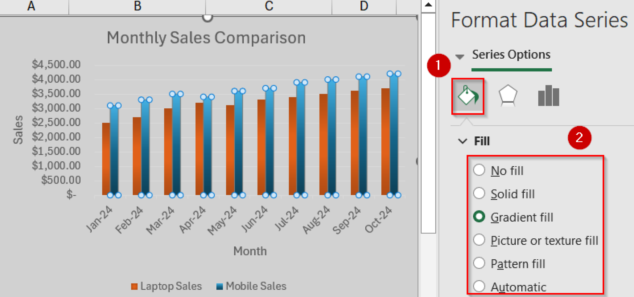 How To Make A Double Bar Graph In Excel 2 Easy Ways Excel Insider