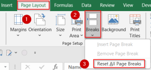 How to Remove Blue Lines in Excel (4 Suitable Ways) - Excel Insider