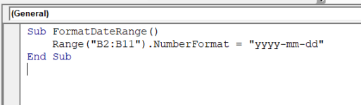 How to Format Date to YYYYMMDD with Excel VBA (3 Examples) - Excel Insider