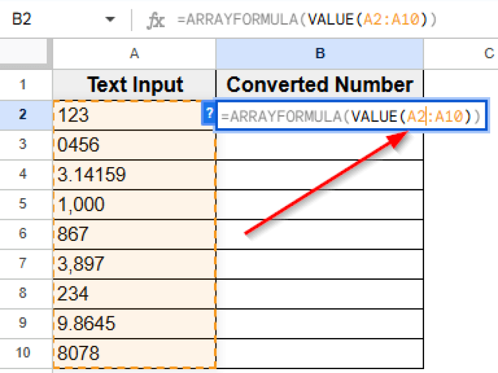 How to Convert Text to Number In Google Sheets (4 Easy Ways) - Excel ...