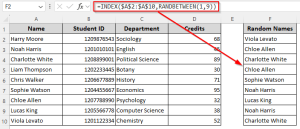 How to Randomize a List of Names in Excel (6 Quick Methods) - Excel Insider