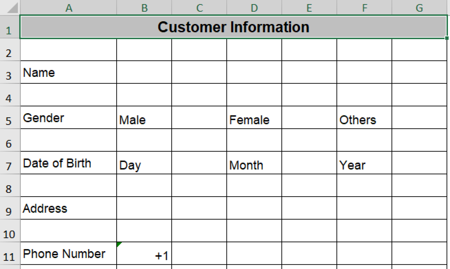 How to Create a Fillable PDF from Excel (2 Useful Methods) - Excel Insider