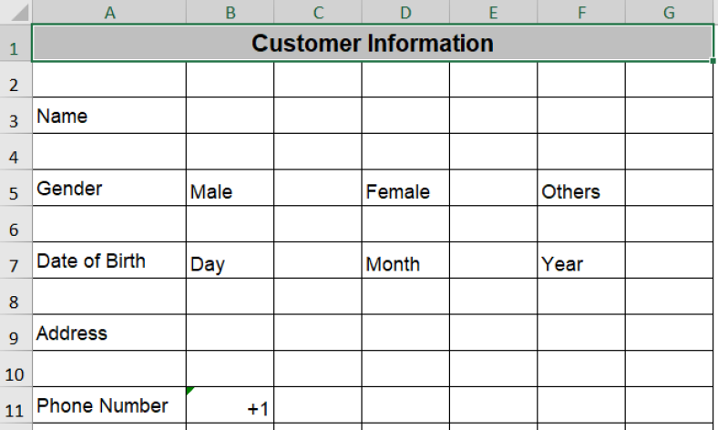 How to Create a Fillable PDF from Excel (2 Useful Methods) - Excel Insider
