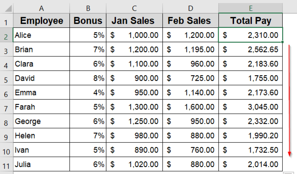 4 Useful Examples of Mixed Cell Reference in Excel - Excel Insider