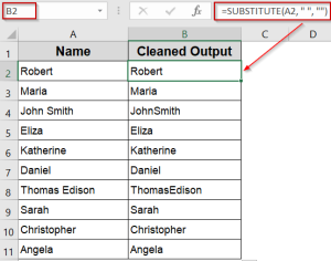 How to Remove Space After Text in Excel (6 Effective Ways) - Excel Insider