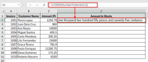 How to Convert Number to Words in Excel for Peso (2 Ways) - Excel Insider