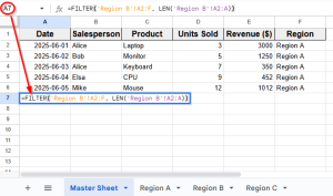 How to Make a Master Sheet in Google Sheets (4 Suitable Ways) - Excel ...