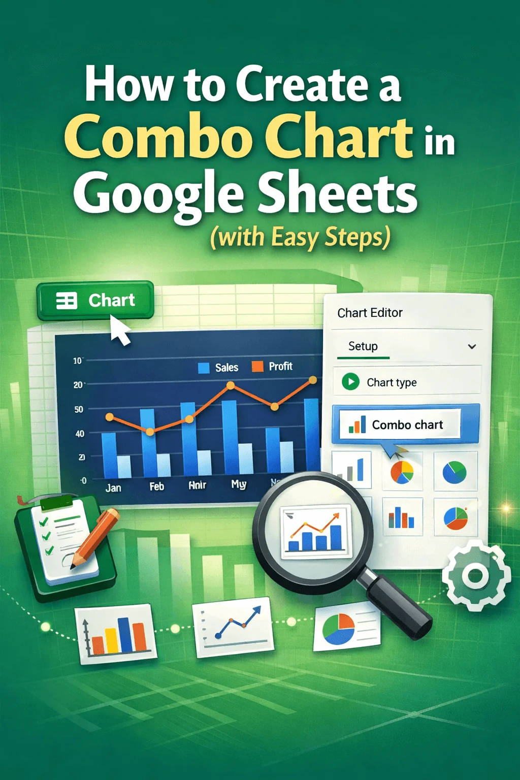 How to Create a Combo Chart in Google Sheets (with Easy Steps) - Excel ...