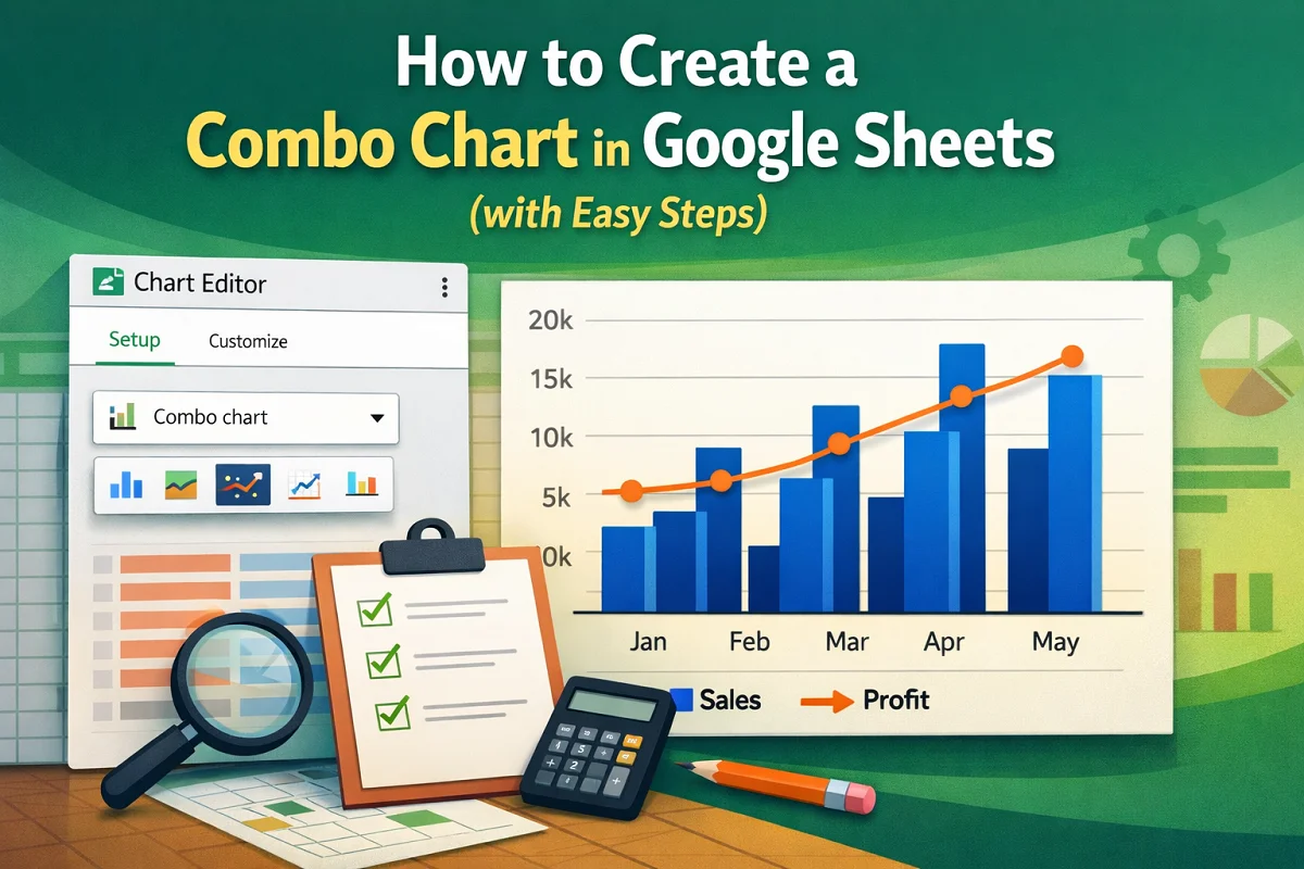 How to Create a Combo Chart in Google Sheets (with Easy Steps) - Excel ...