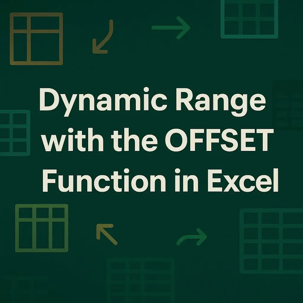 How to Create Dynamic Range Using OFFSET Function in Excel - Excel Insider