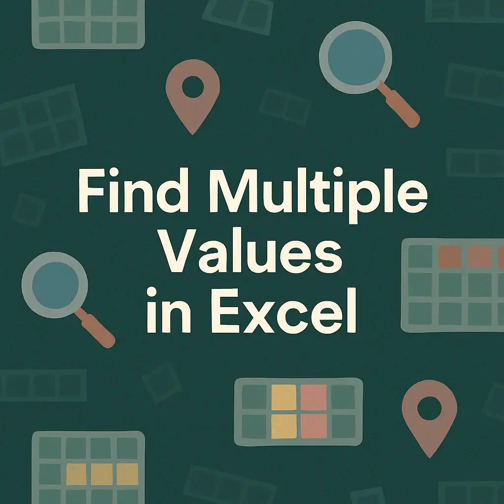 How to Find Multiple Values in Excel (6 Effective Methods) - Excel Insider