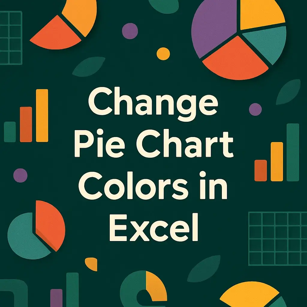 How to Change Pie Chart Colors in Excel (4 Suitable Ways) - Excel Insider