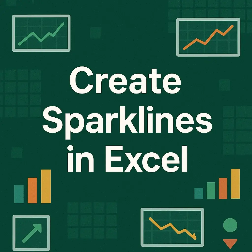 How to Create Sparklines in Excel (3 Suitable Methods) - Excel Insider