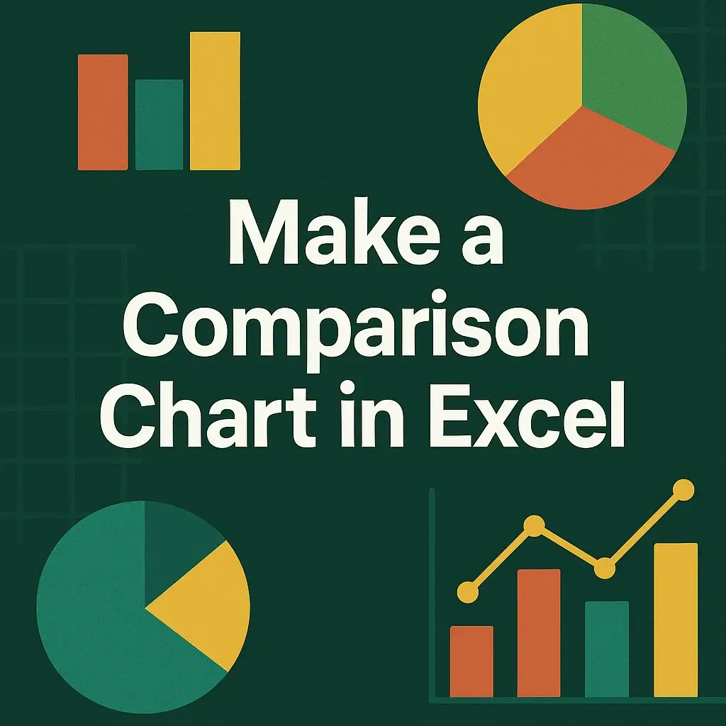 How to Make a Comparison Chart in Excel (4 Different Ways) - Excel Insider