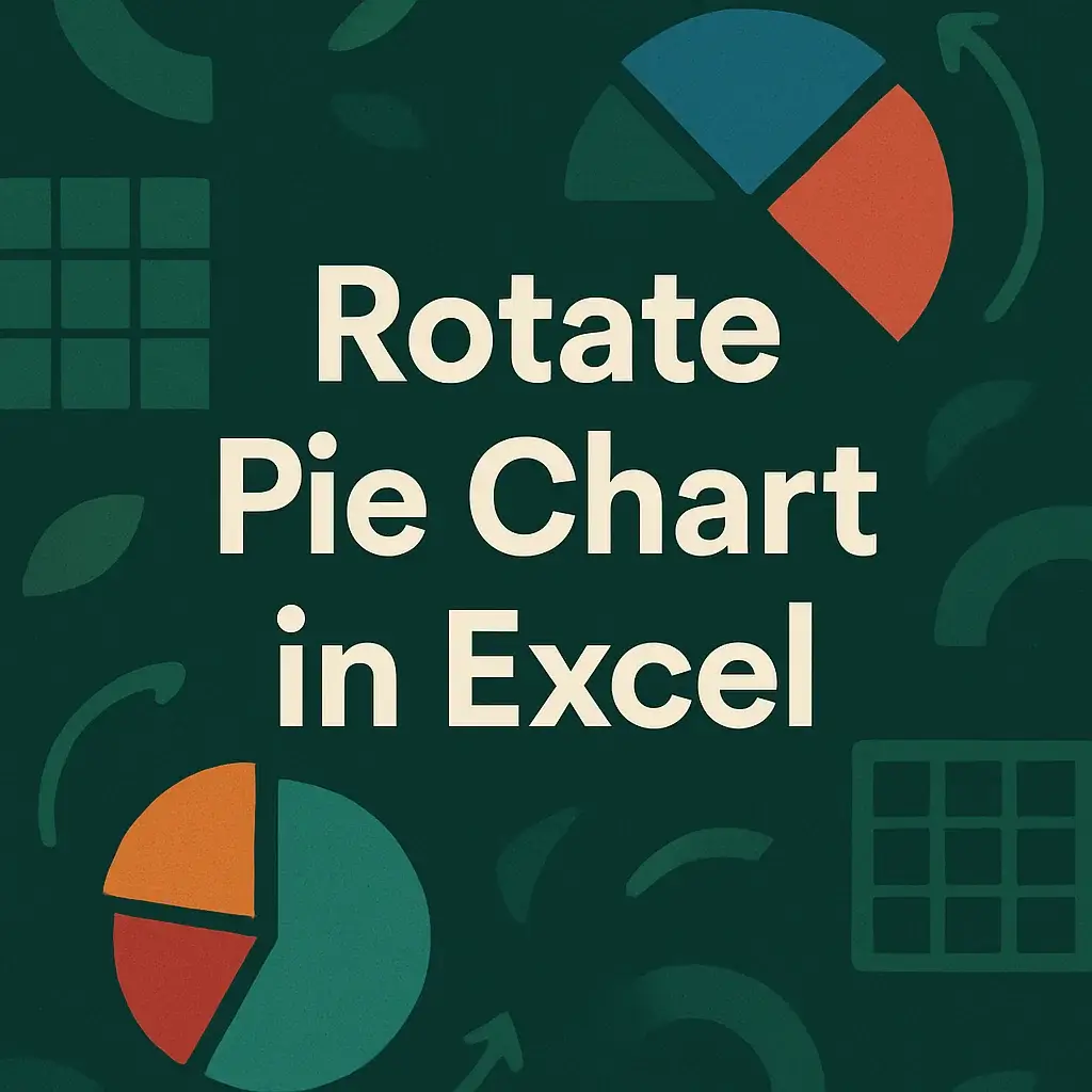 How to Rotate Pie Chart in Excel (with 4 Simple Steps) - Excel Insider