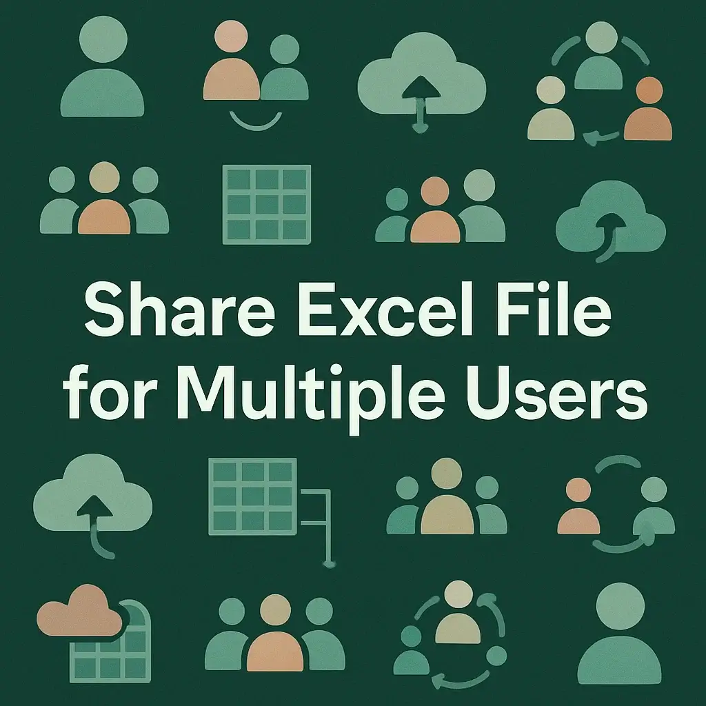 How To Share Excel File For Multiple Users 2 Suitable Ways Excel