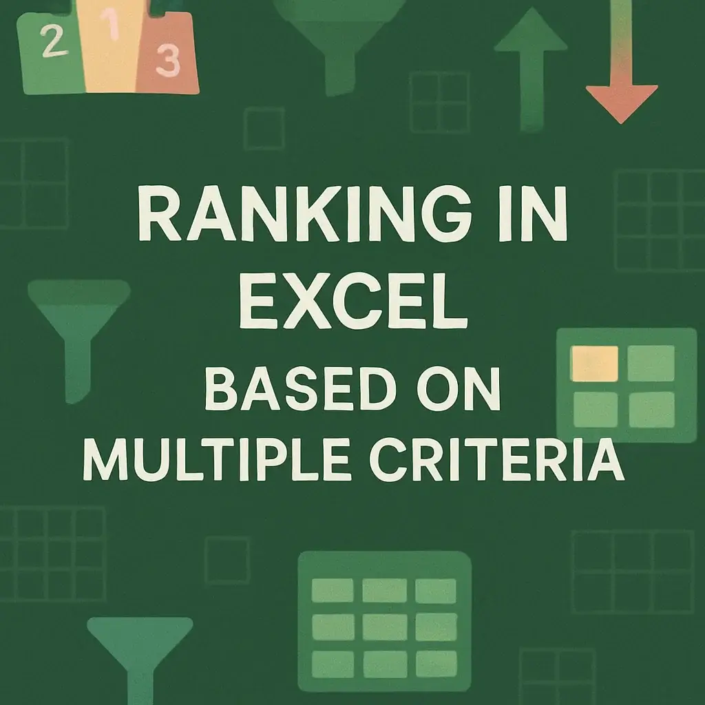 How to Do Ranking in Excel Based on Multiple Criteria - Excel Insider